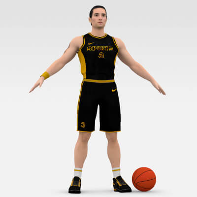 Maya 3D Models | Characters | Basketball | RenderHub