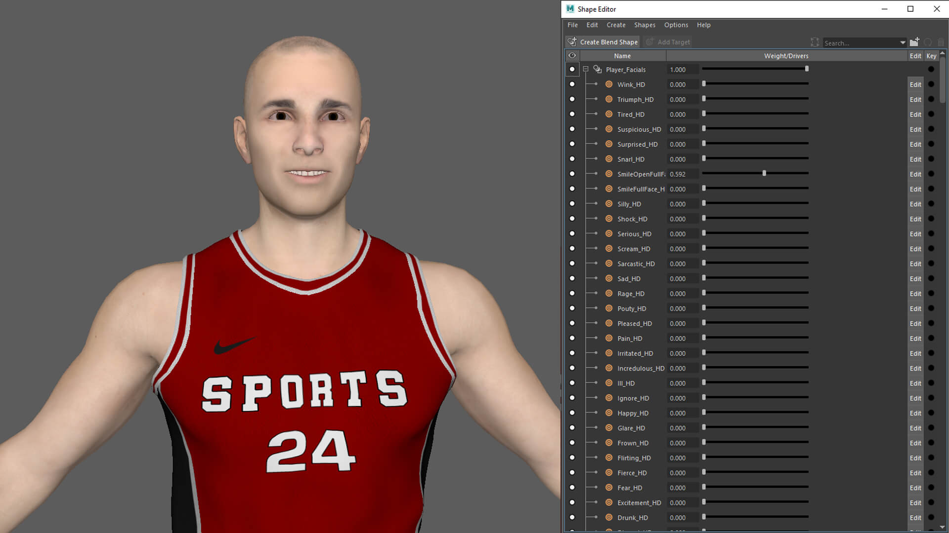 Basketball Player - Red Dress 3D Model by Trish
