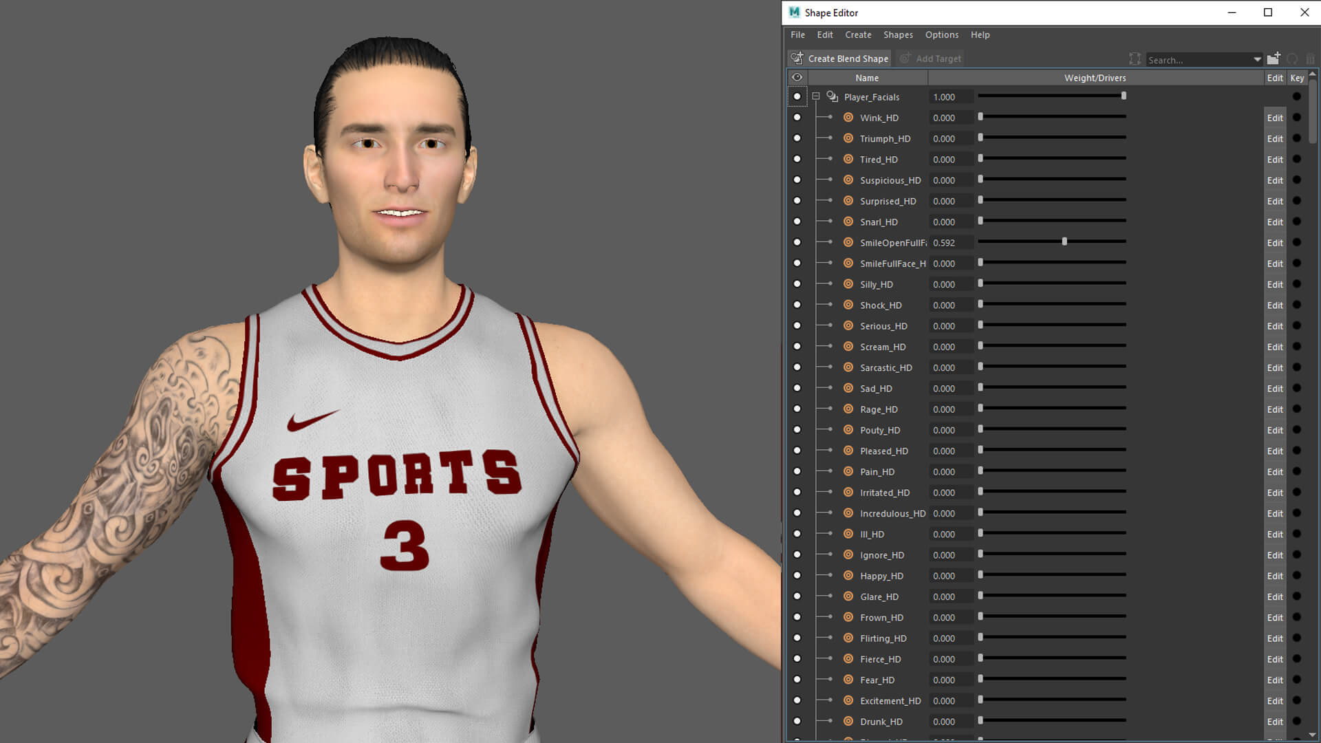 Basketball Player - White Dress 3D Model by Trish