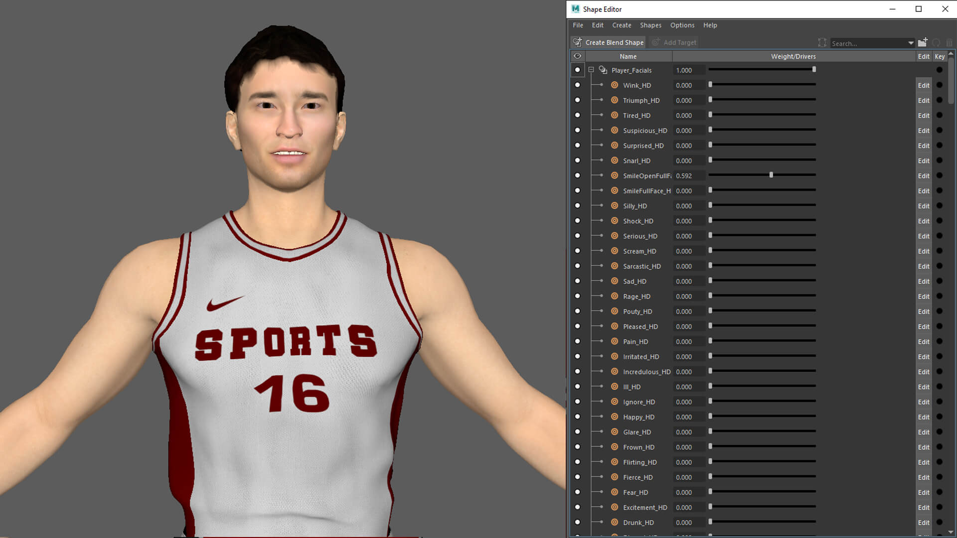 Basketball Player - White Dress 3D Model by Trish