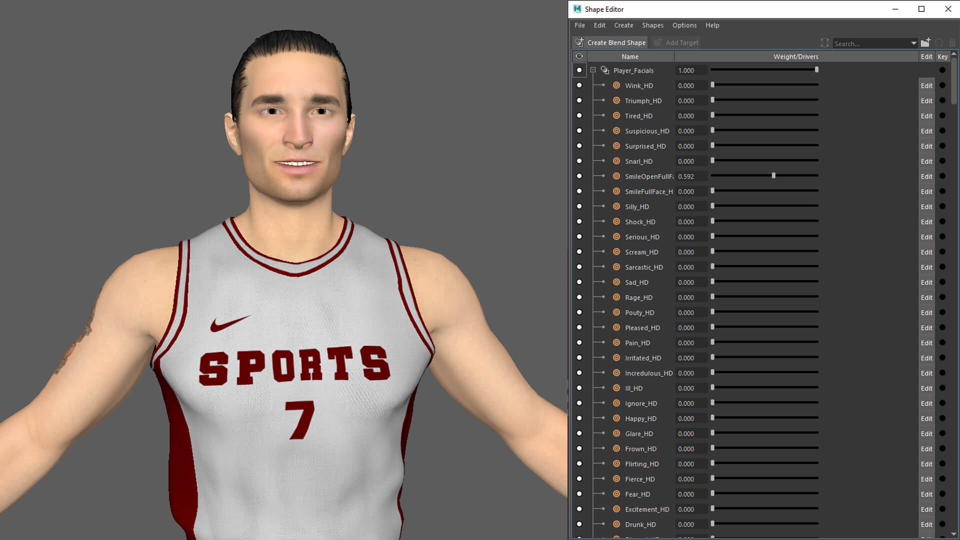 Basketball Player - White Dress 3D Model by Trish
