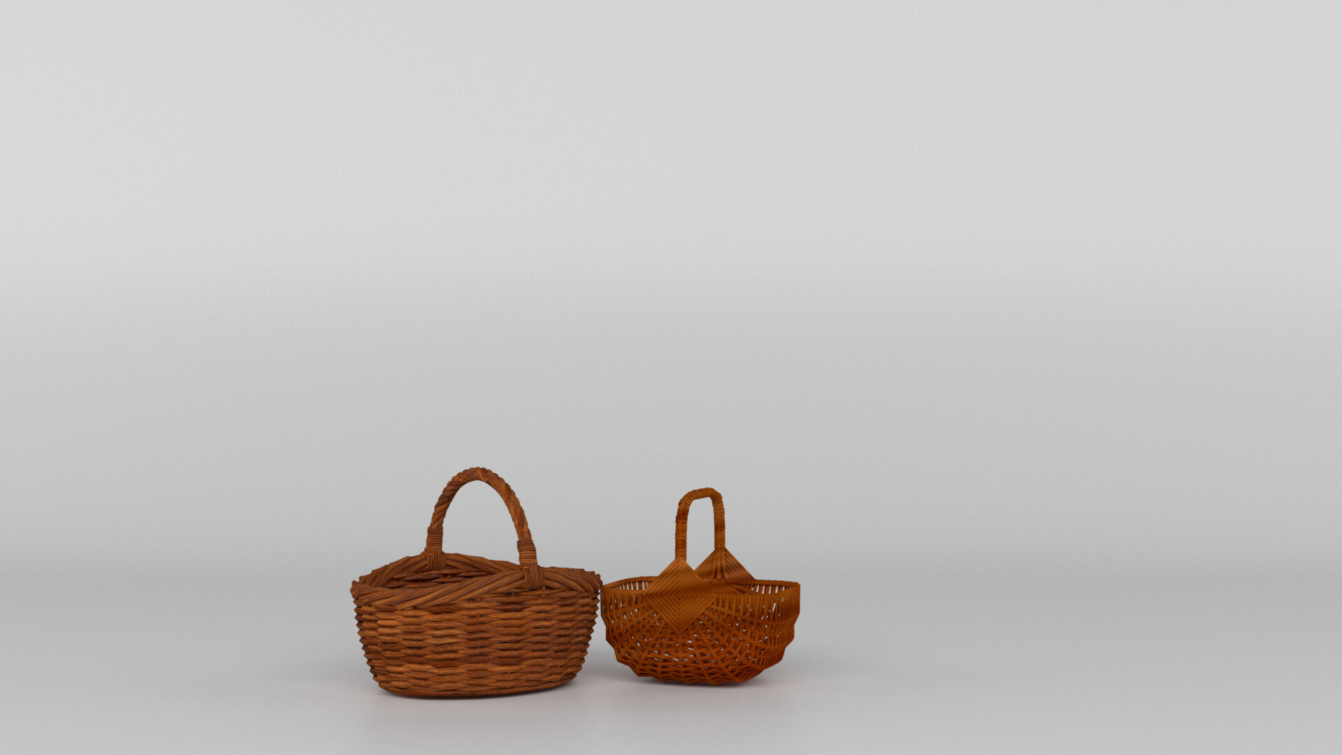 Baskets - Laundry & Food Baskets 3D Model by Trish