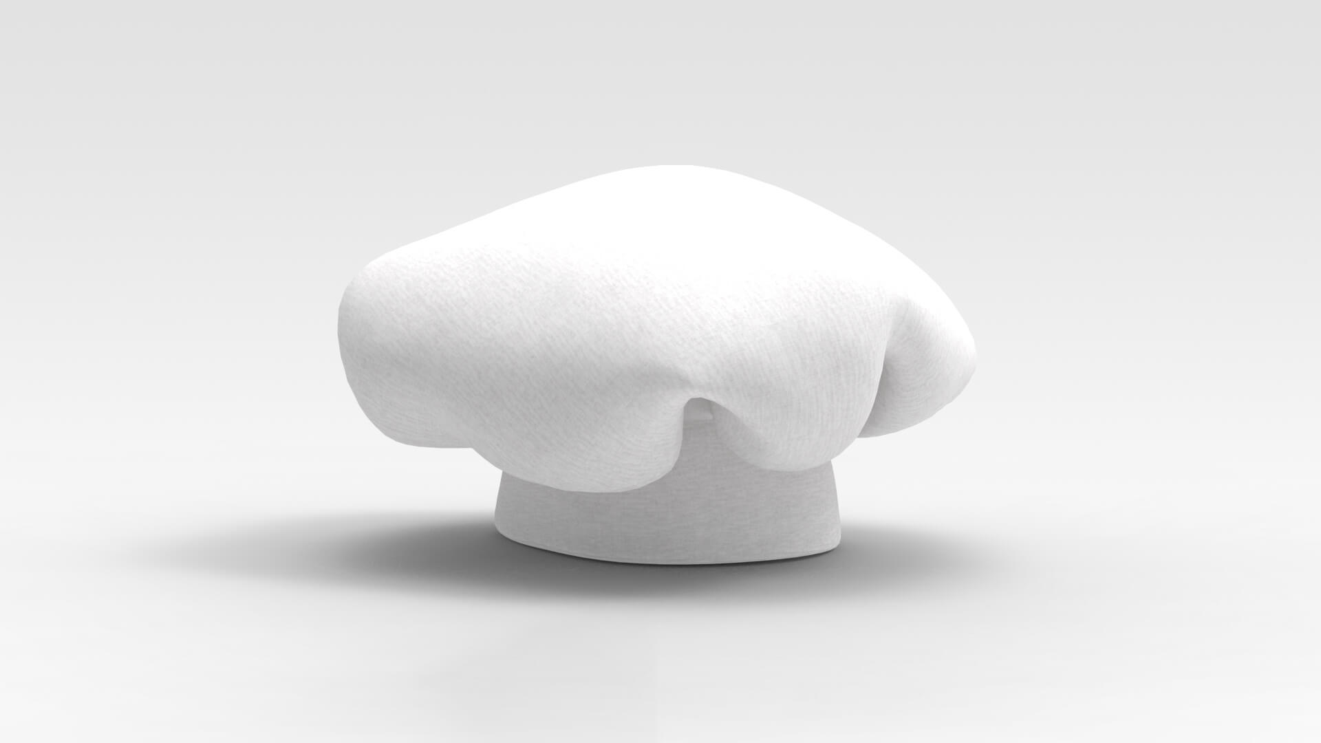 Chef Hat - Headwear 3D Model by Trish