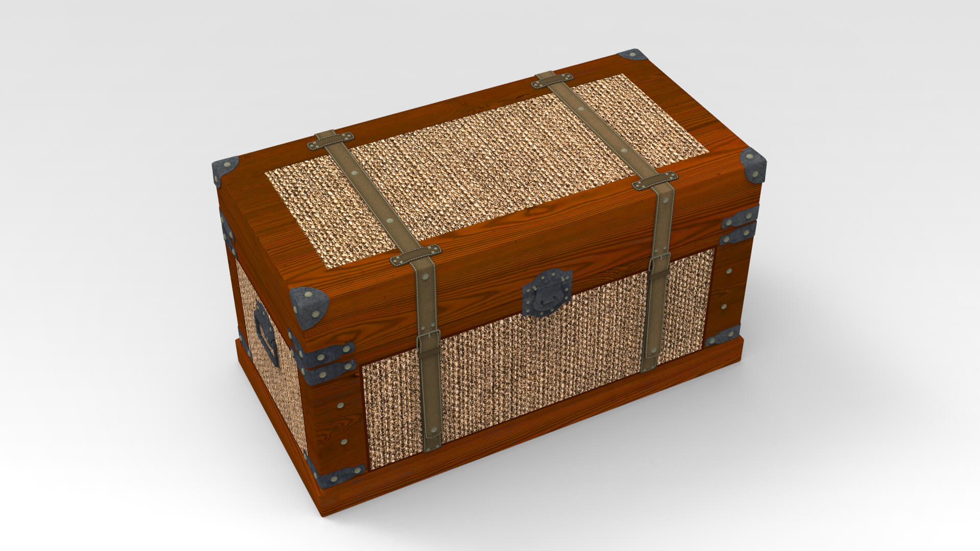 Chest - Treasure Box 3D Model by Trish