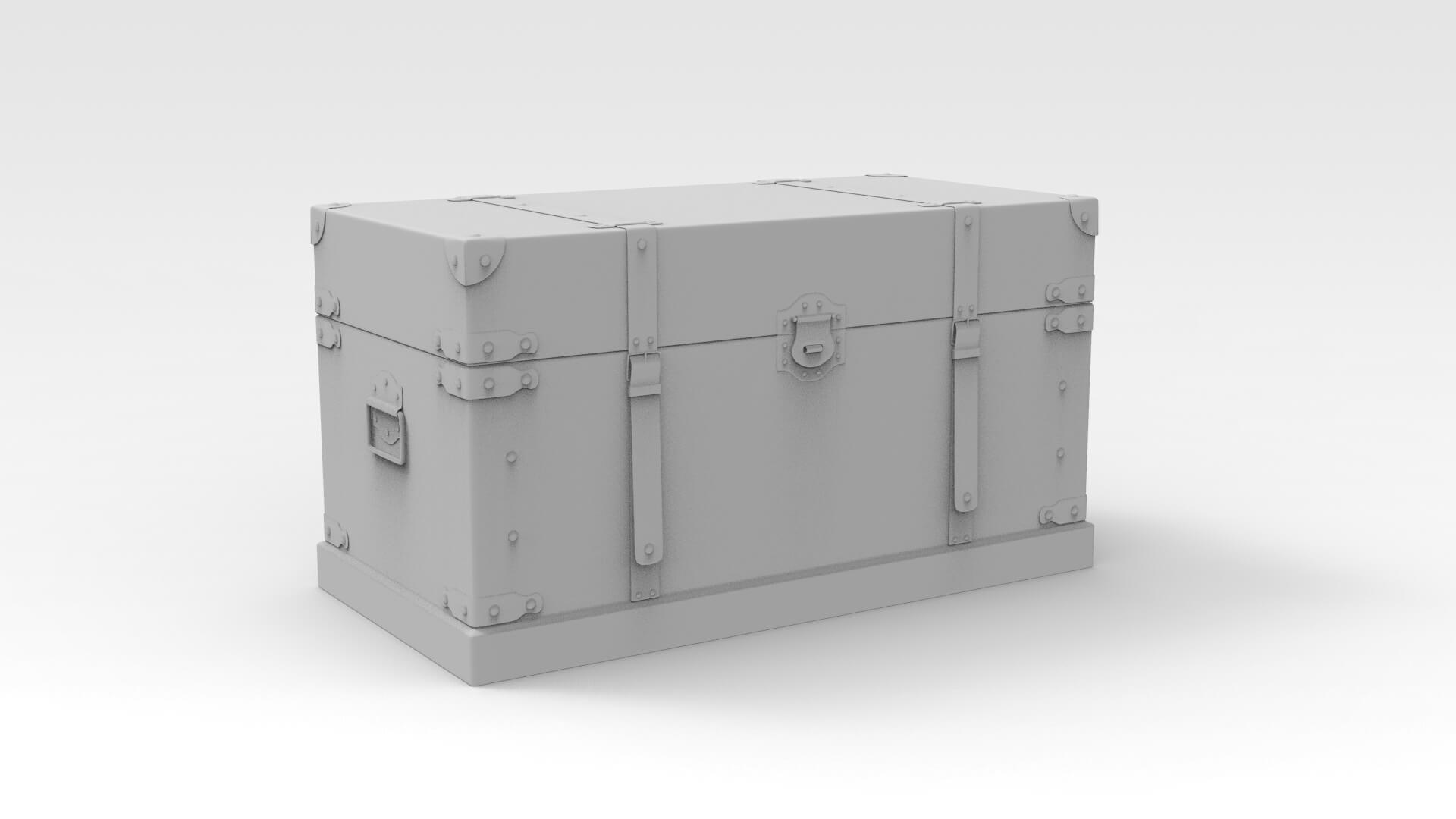 Chest - Treasure Box 3D Model by Trish