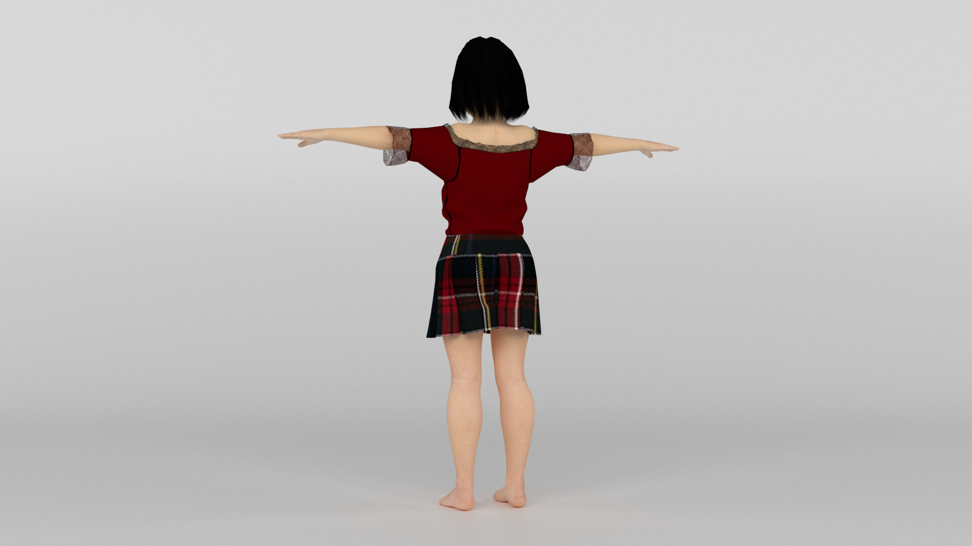 Chienese Girl - 3D Model by Trish