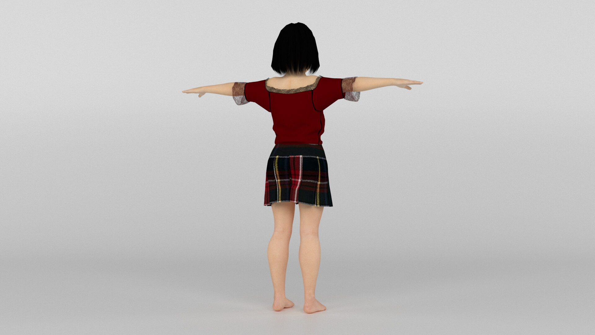Chienese Girl - 3D Model by Trish