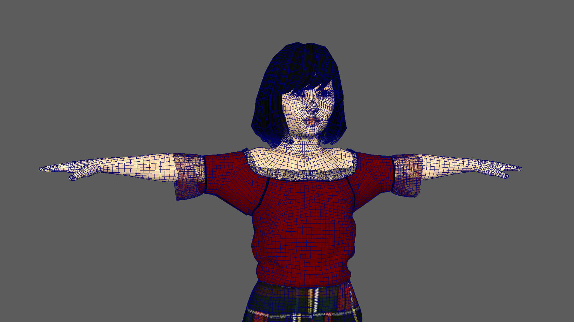 Chienese Girl - 3D Model by Trish