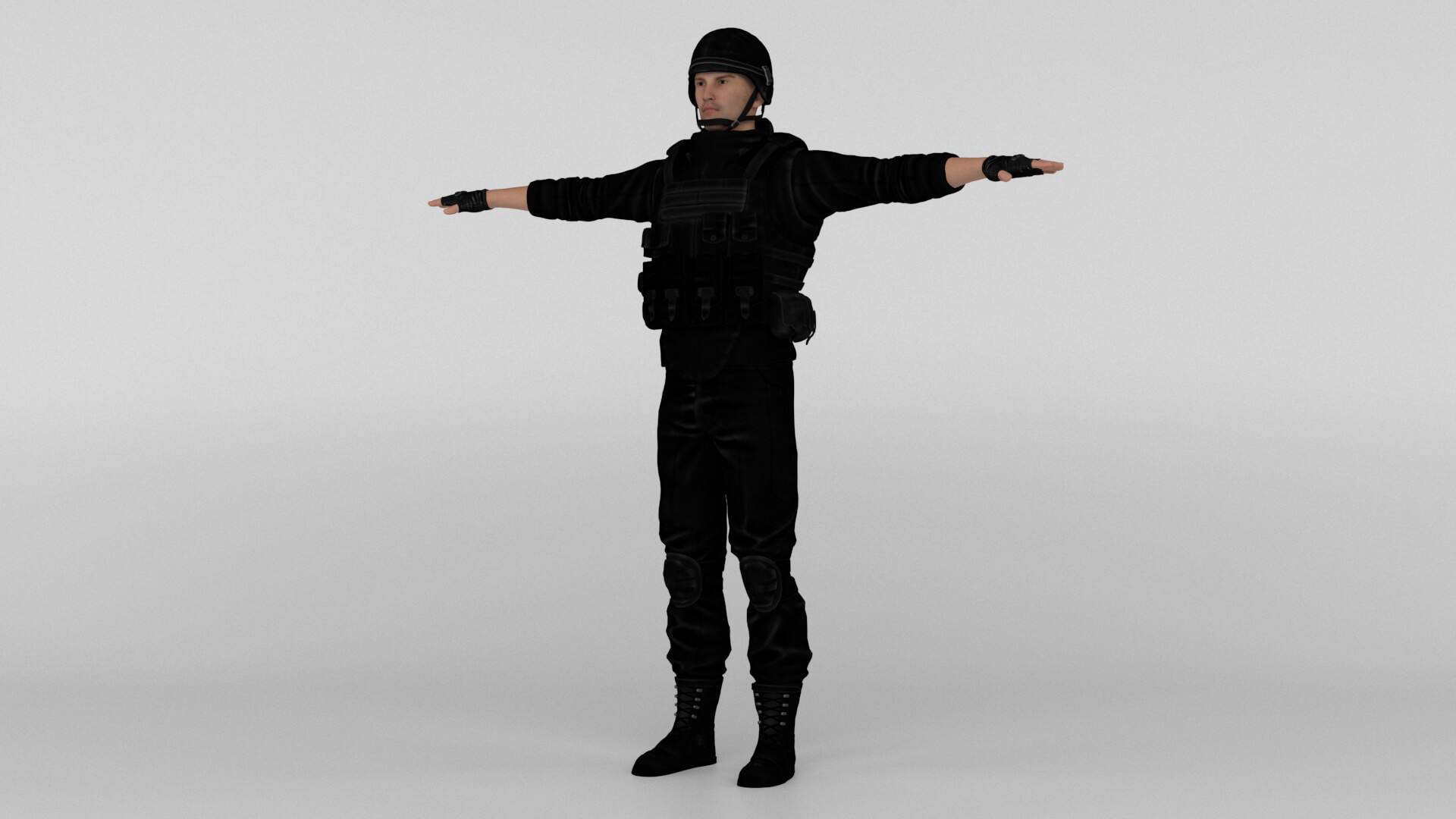 Commando - Soldier 3D Model by Trish