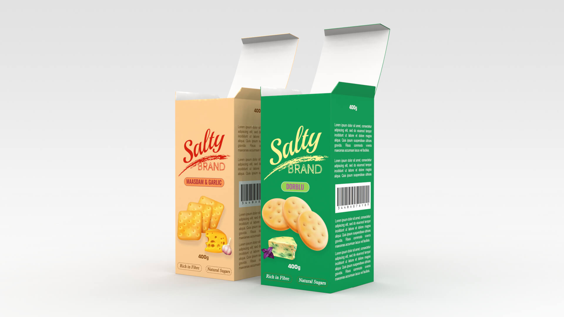 Cookies Box - Snacks 3D Model by Trish