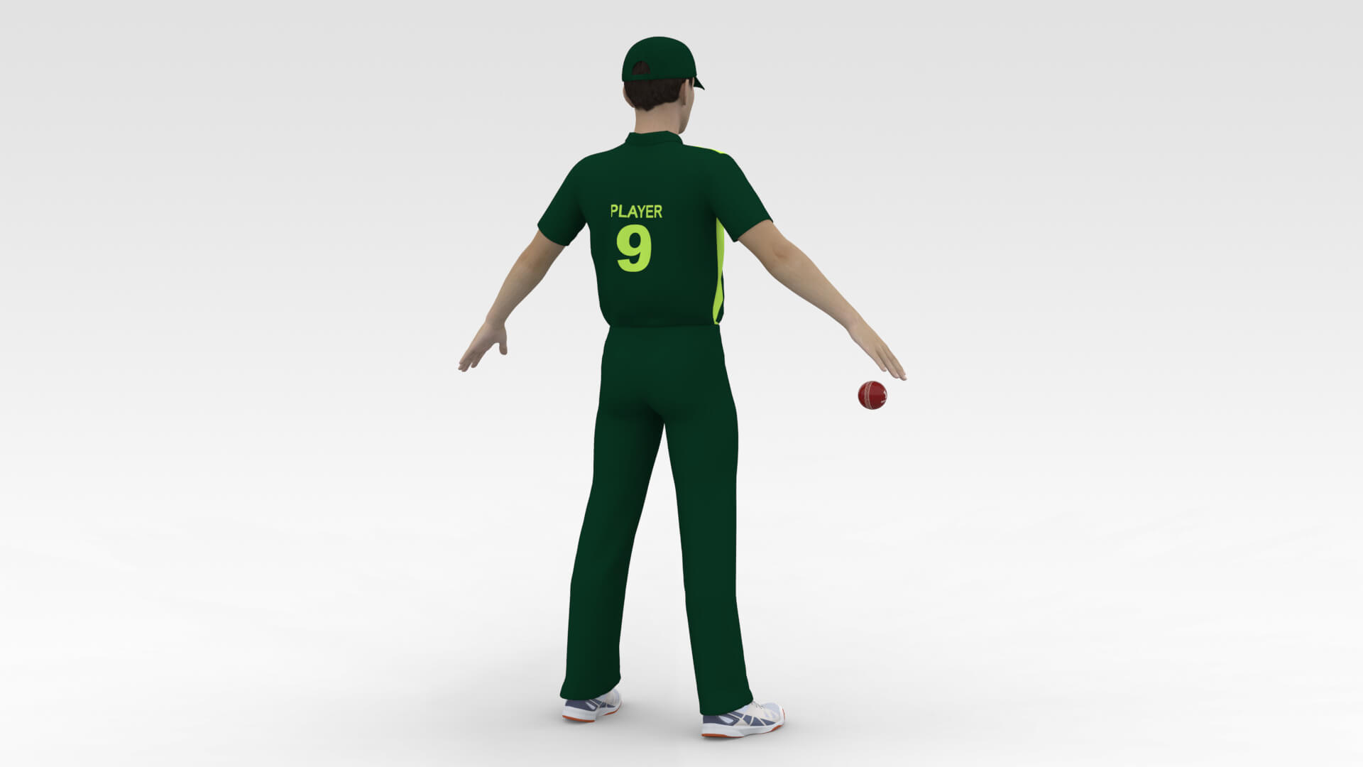 Cricket Bowler V3 - 3D Model by Trish