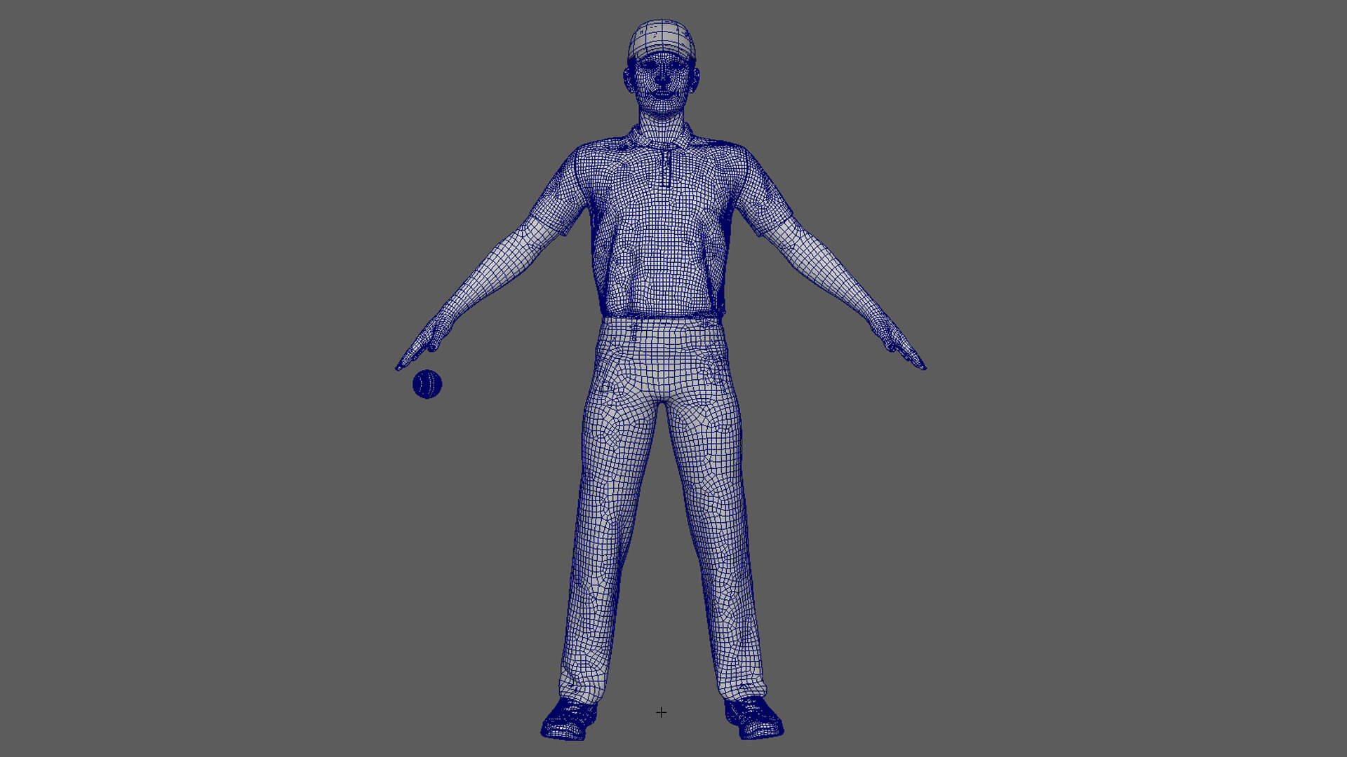 Cricket Bowler V4 - 3D Model by Trish