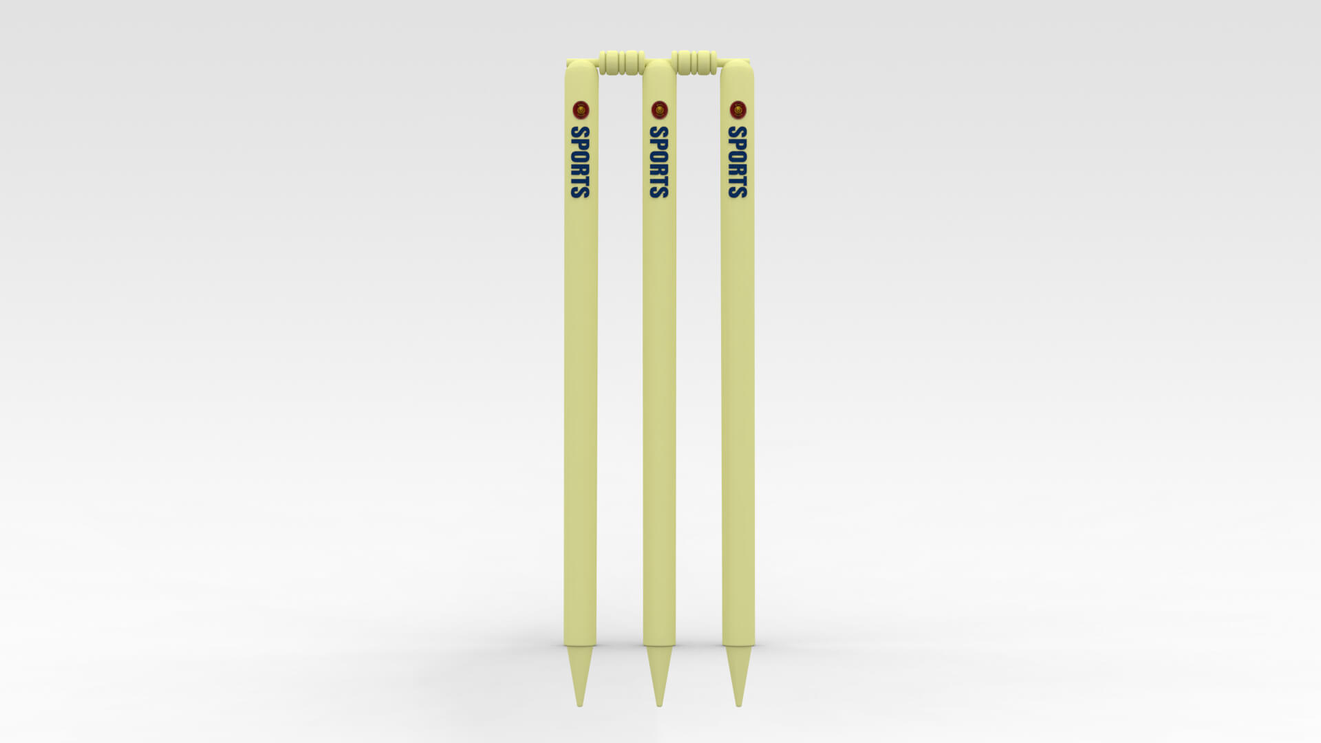 Cricket Wickets - 3D Model by Trish