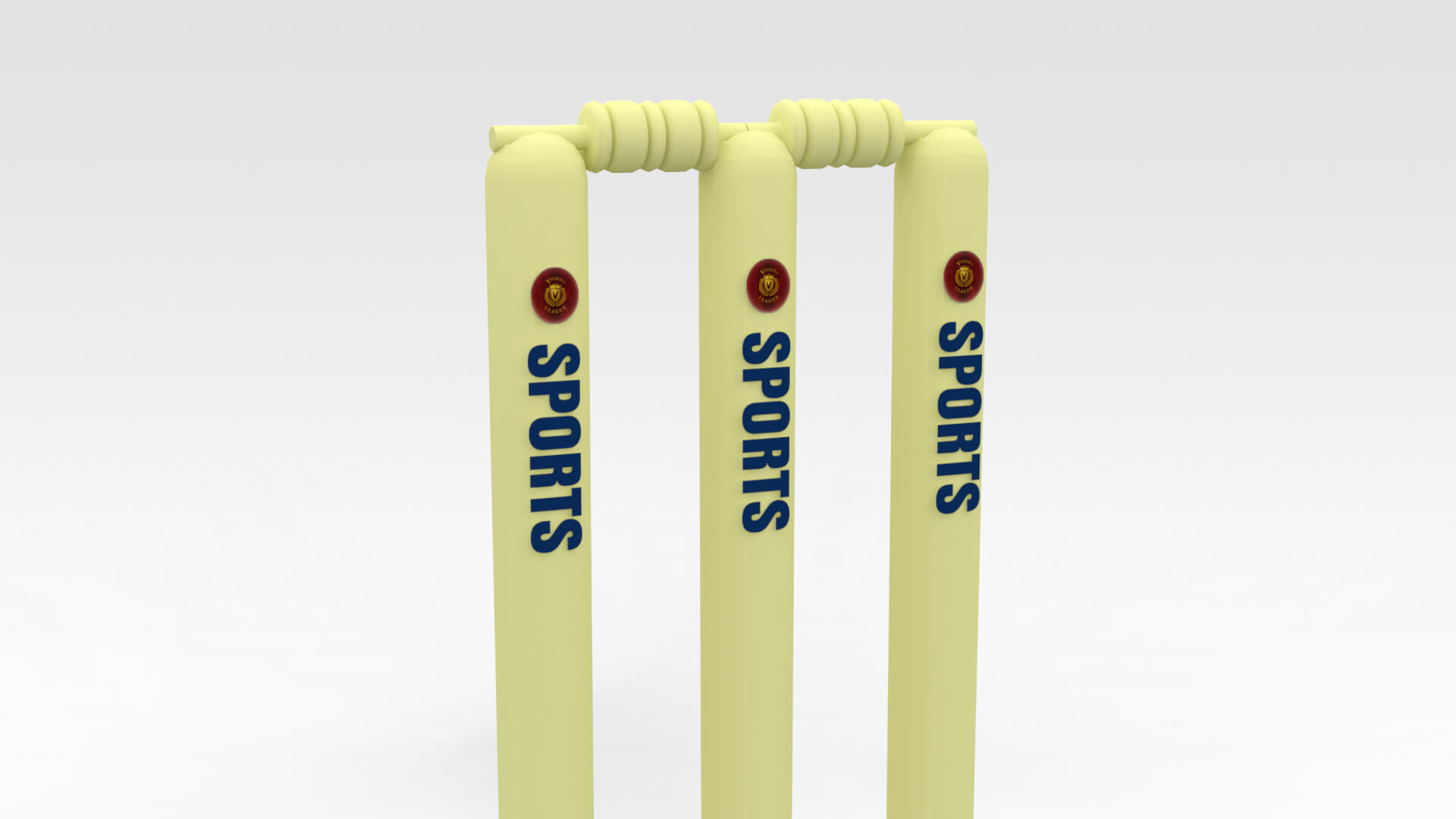 Cricket Wickets - 3D Model by Trish