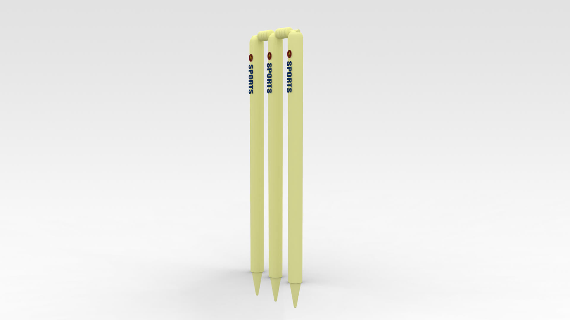 Cricket Wickets - 3D Model by Trish
