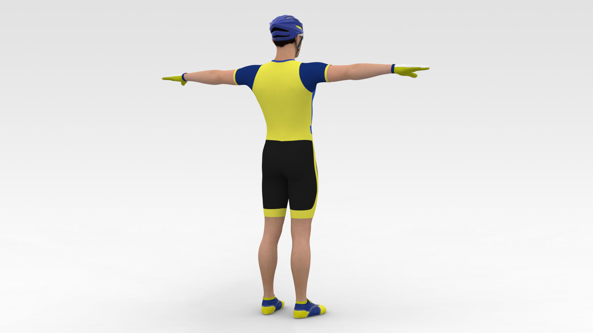Cyclist - Bicyclist 3D Model by Trish
