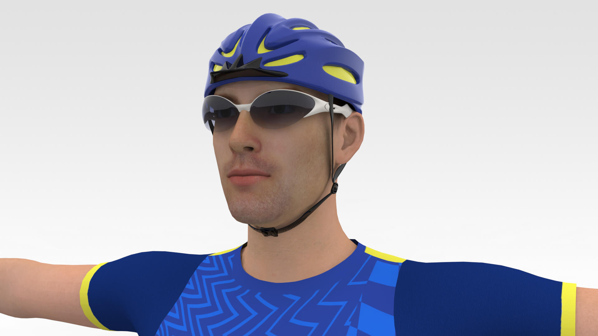 Cyclist - Bicyclist 3D Model by Trish
