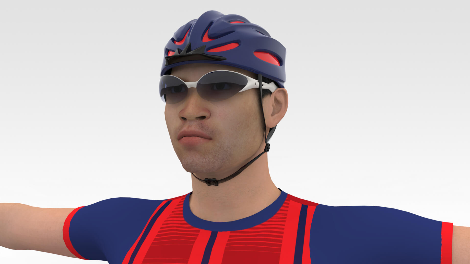 Cyclist - Bicyclist 3D Model by Trish