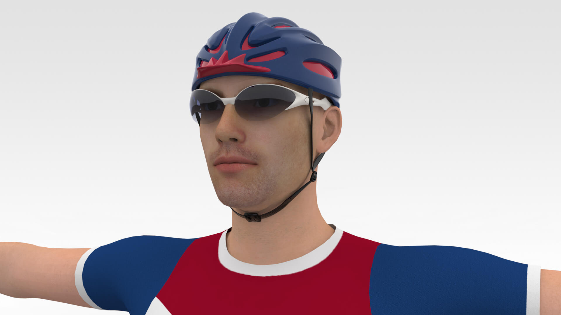 Cyclist - Bicyclist 3D Model by Trish