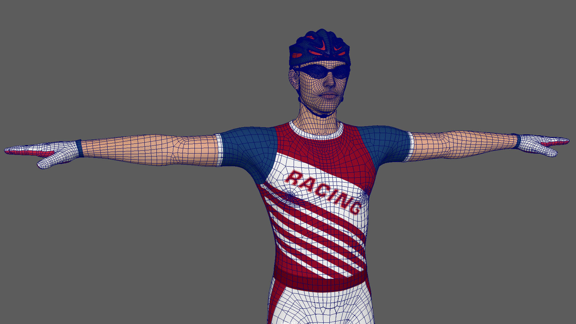 Cyclist - Bicyclist 3D Model by Trish