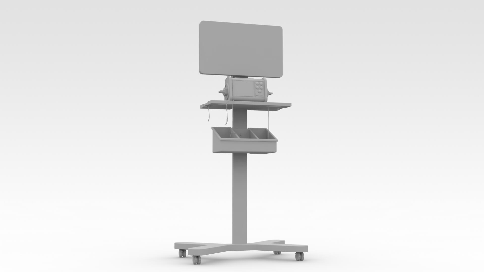 Ecg Machine Equipment - 3D Model by Trish