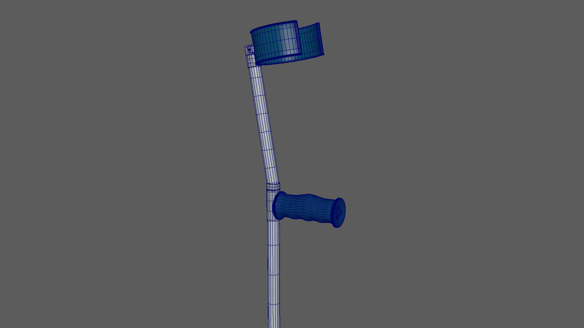 Forearm Crutch - 3D Model by Trish