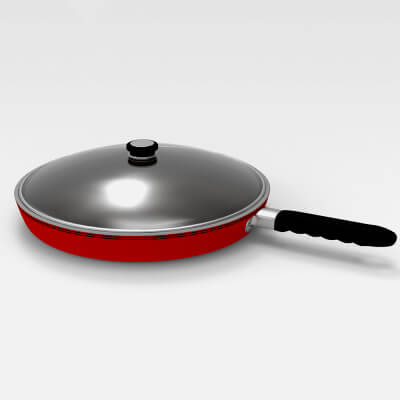 Frying Pan - Appliances 3D Model by Trish