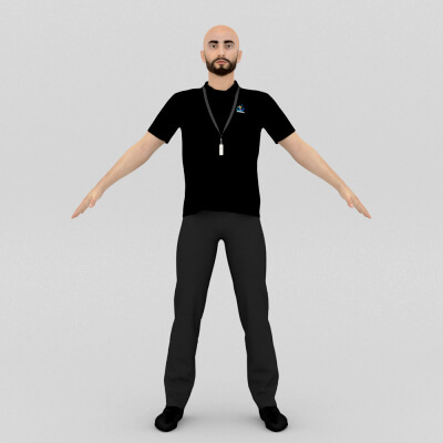 Game Coach - Trainer 3D Model by Trish