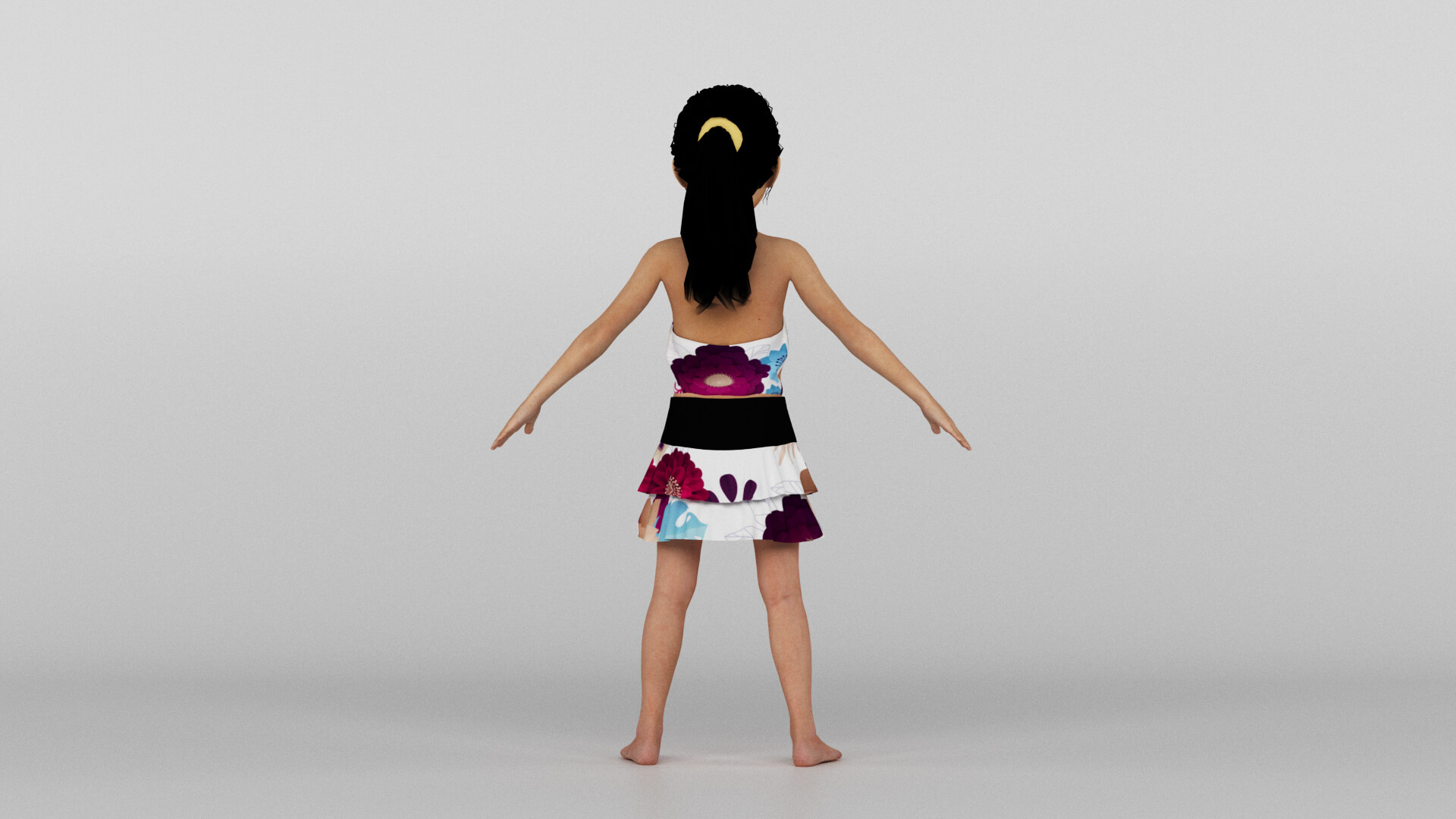 Girl Child - Character 3D Model by Trish
