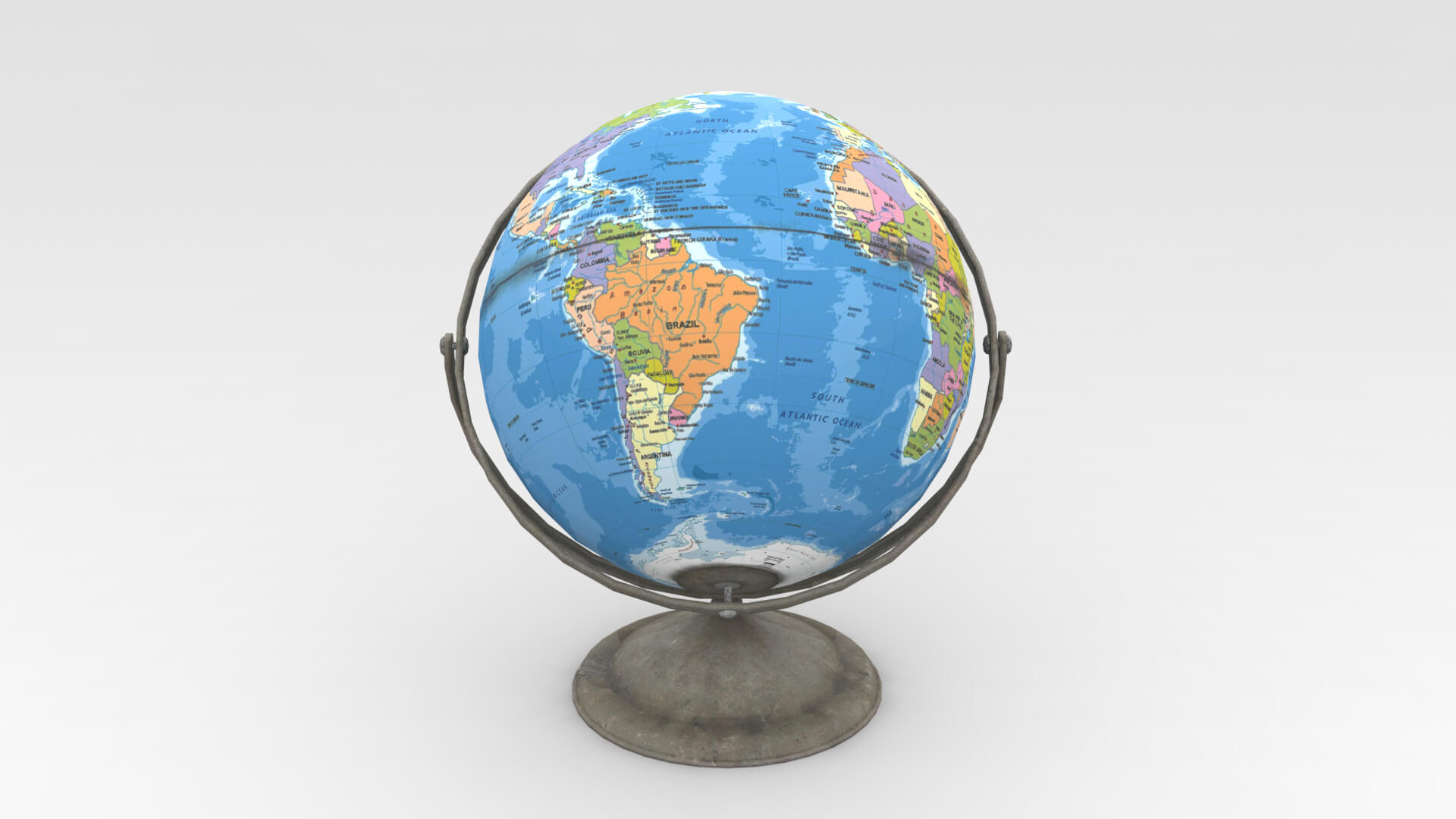 Globe - Geographic 3D Model by Trish