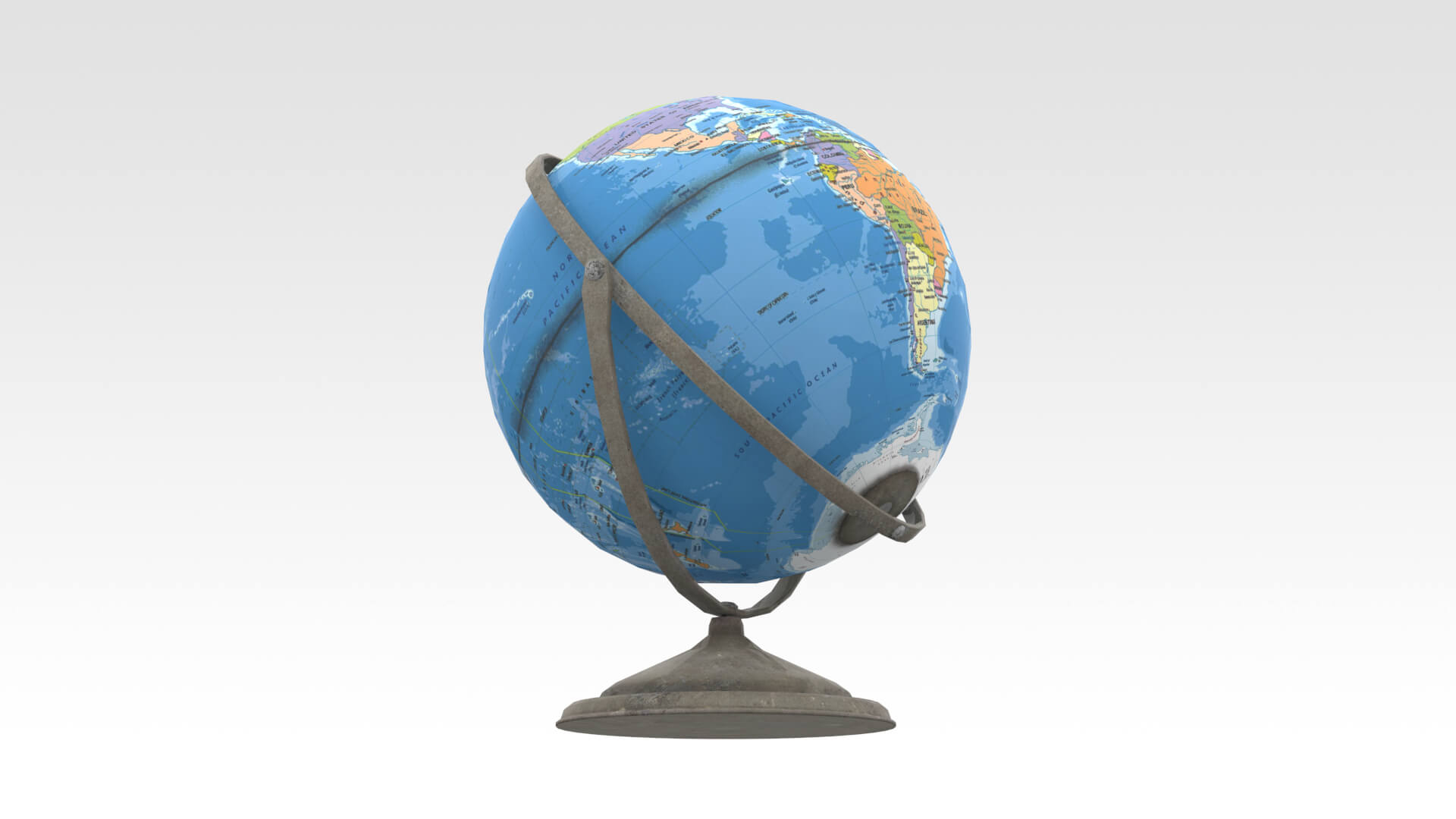 Globe - Geographic 3D Model by Trish