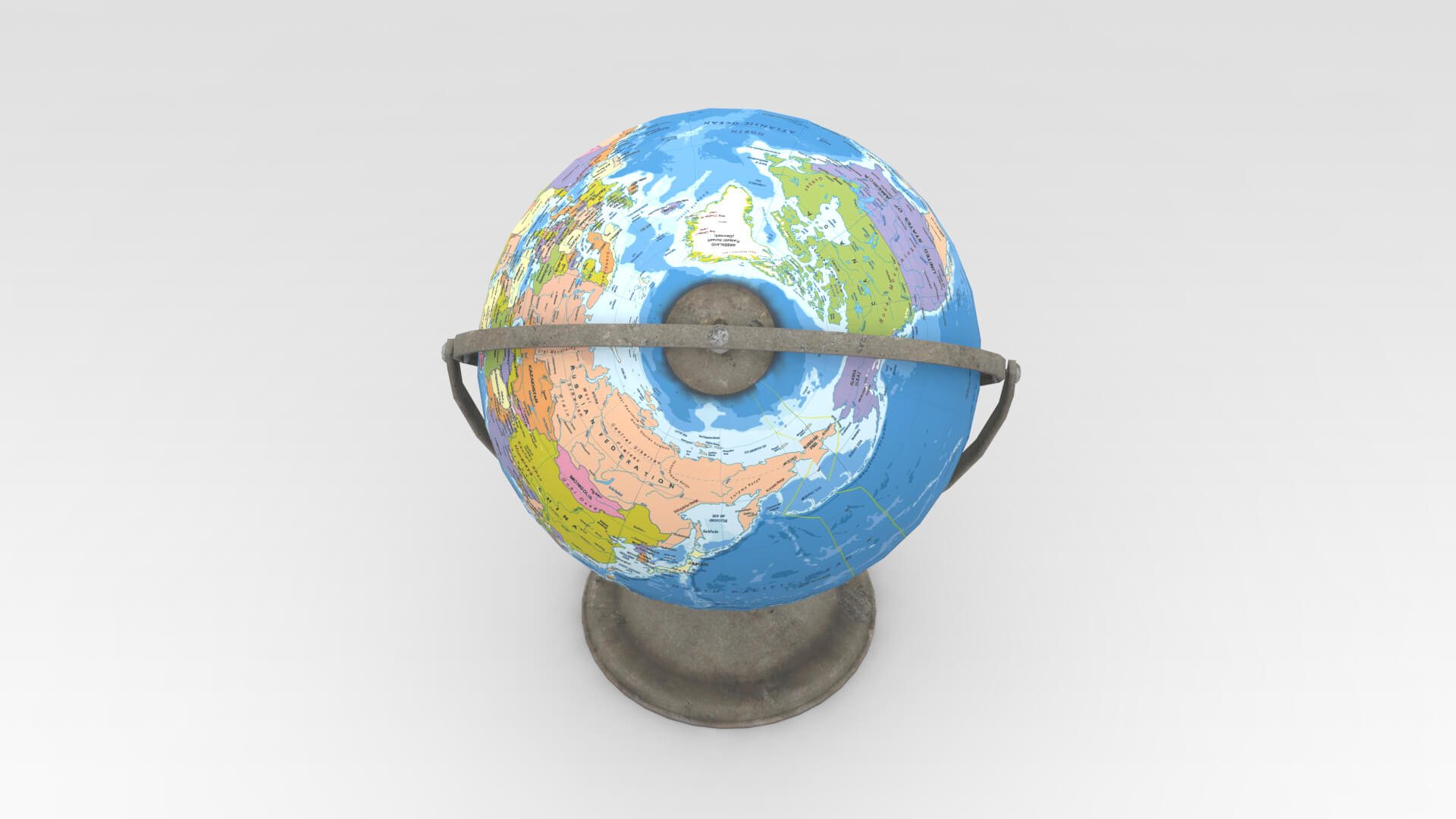 Globe - Geographic 3D Model by Trish
