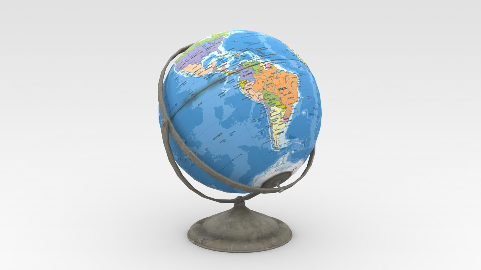 Globe - Geographic 3D Model by Trish