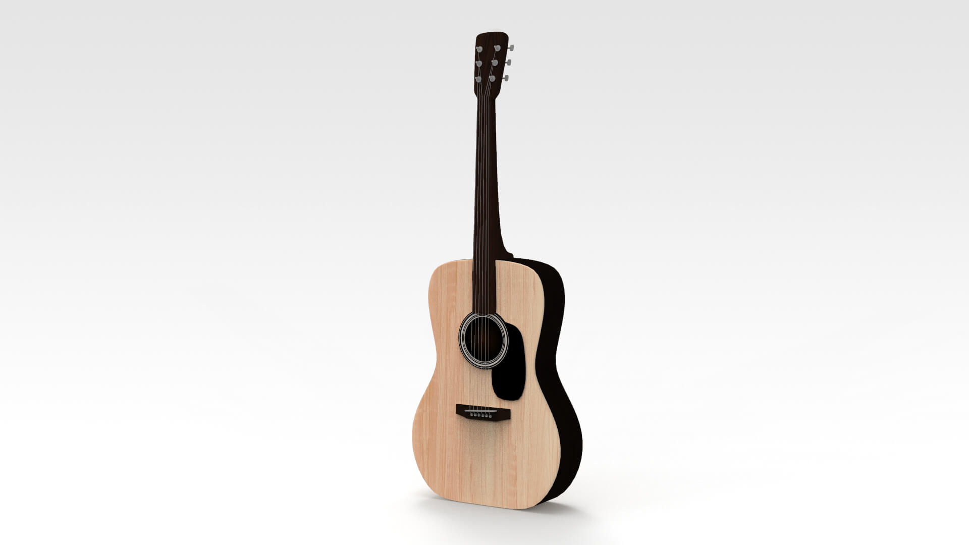 Guitar - Musical Instrument 3D Model by Trish