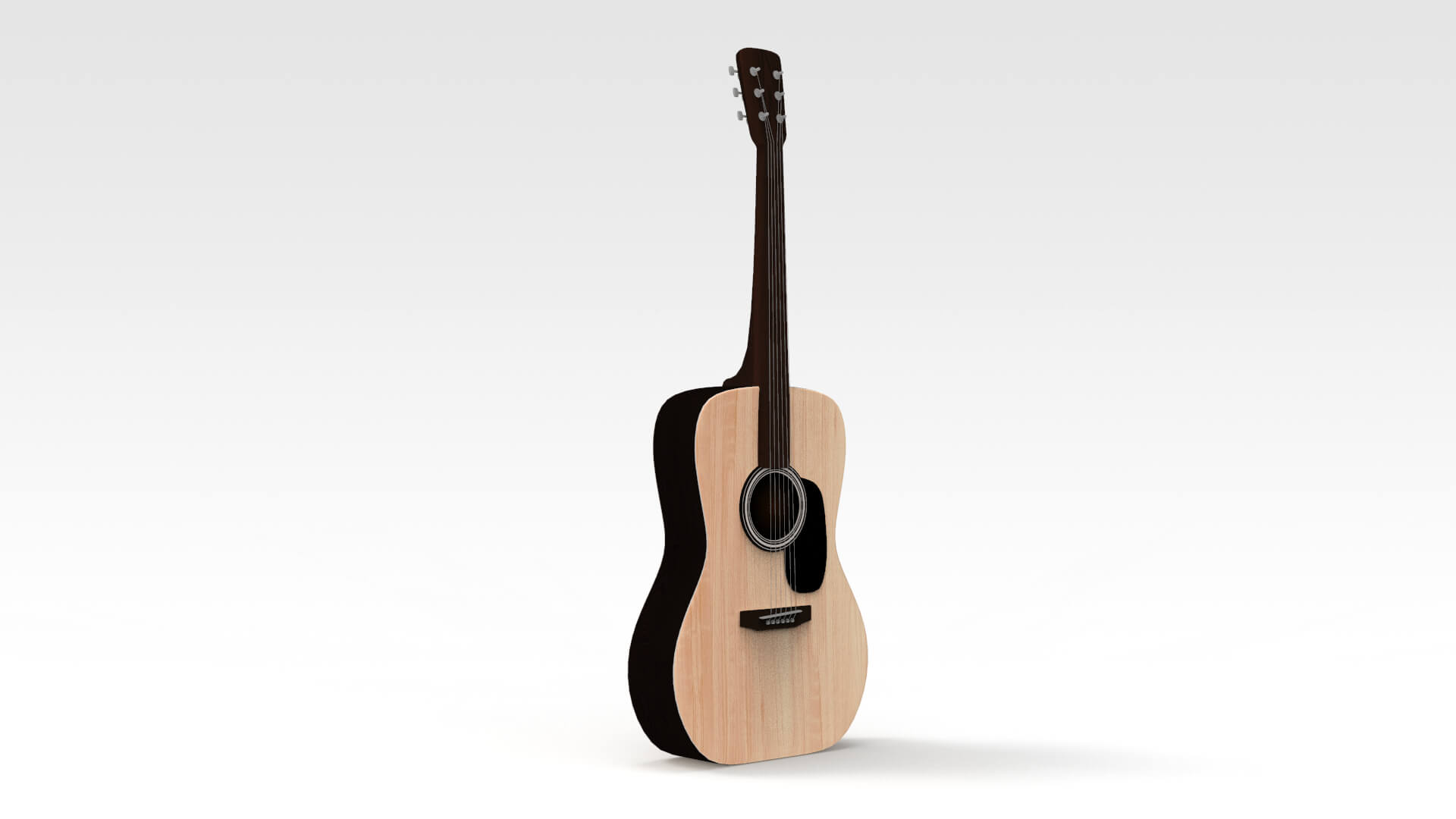 Guitar - Musical Instrument 3D Model by Trish