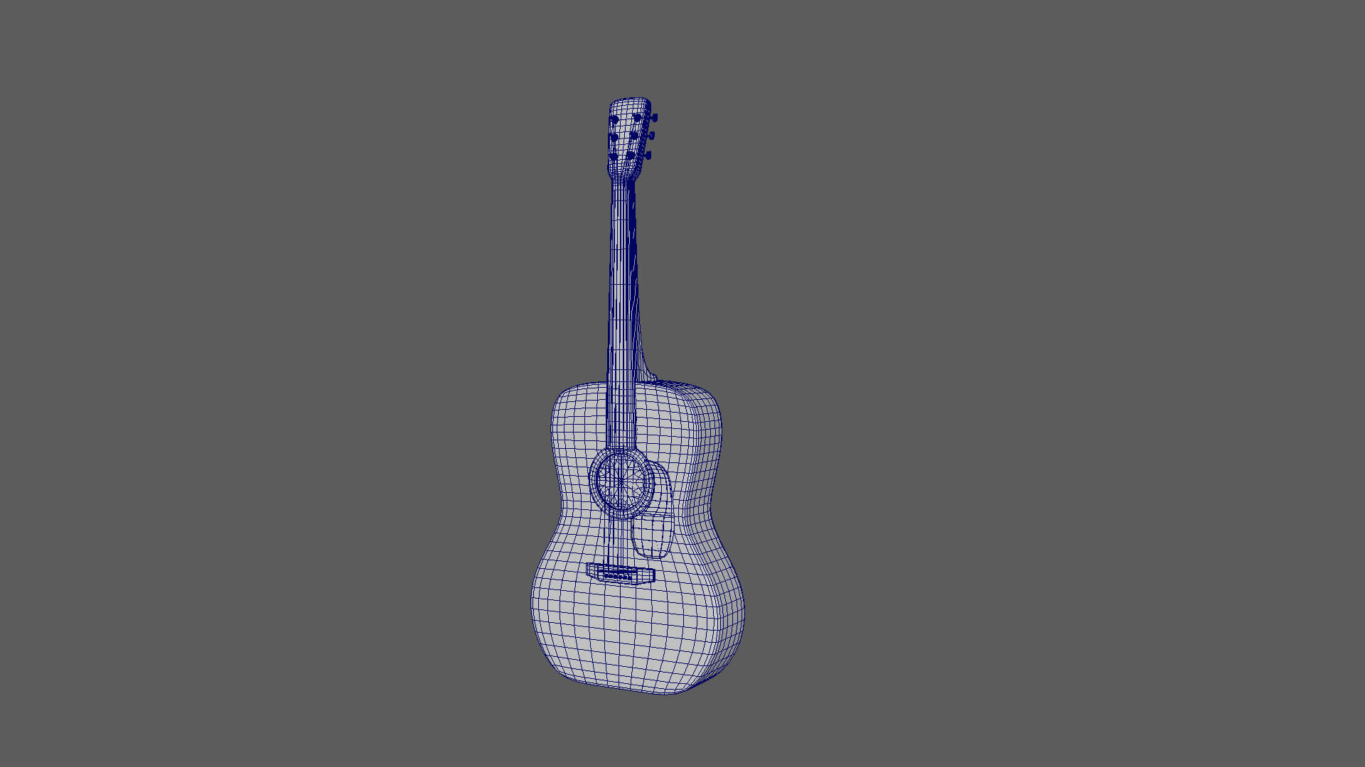 Guitar - Musical Instrument 3D Model by Trish