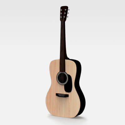 Guitar - Musical Instrument 3D Model by Trish