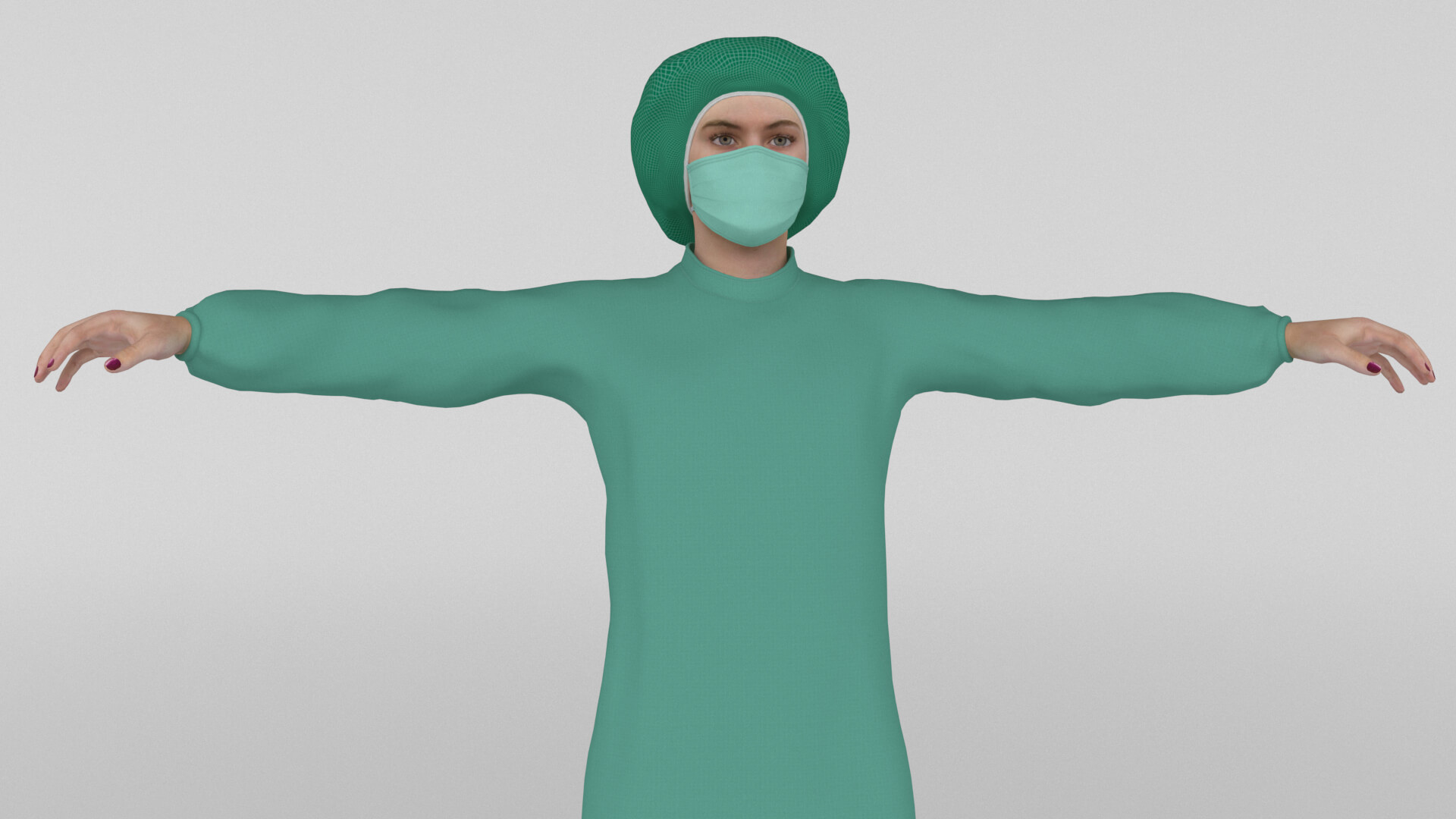 Hospital Patient - 3D Model by Trish