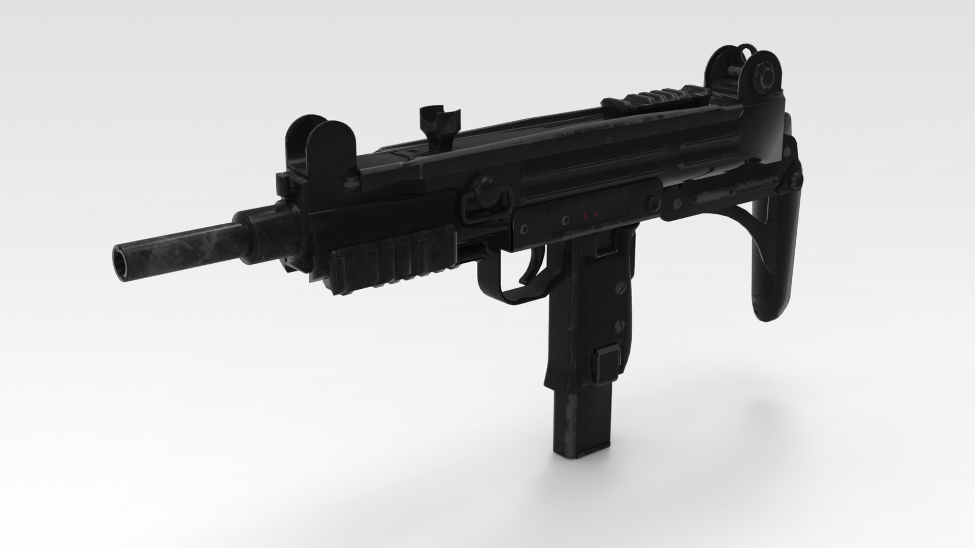 Machine Gun - Weapon 3D Model by Trish