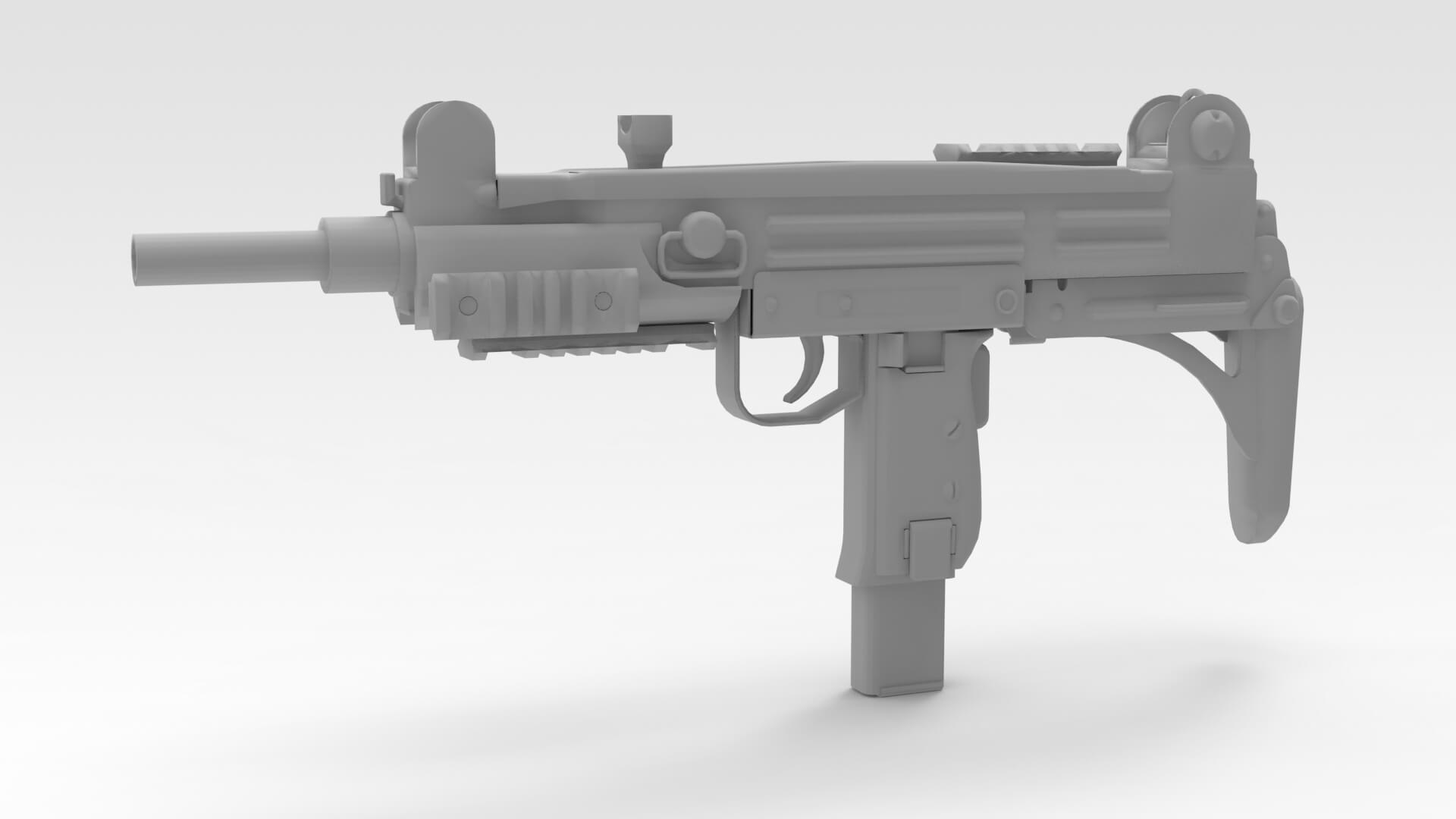 Machine Gun - Weapon 3D Model by Trish