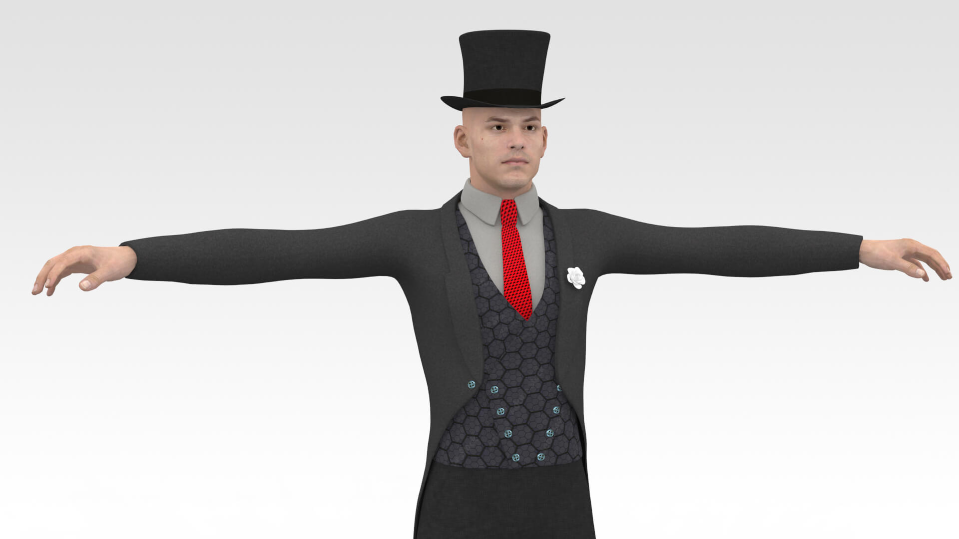Magician Character - 3D Model by Trish