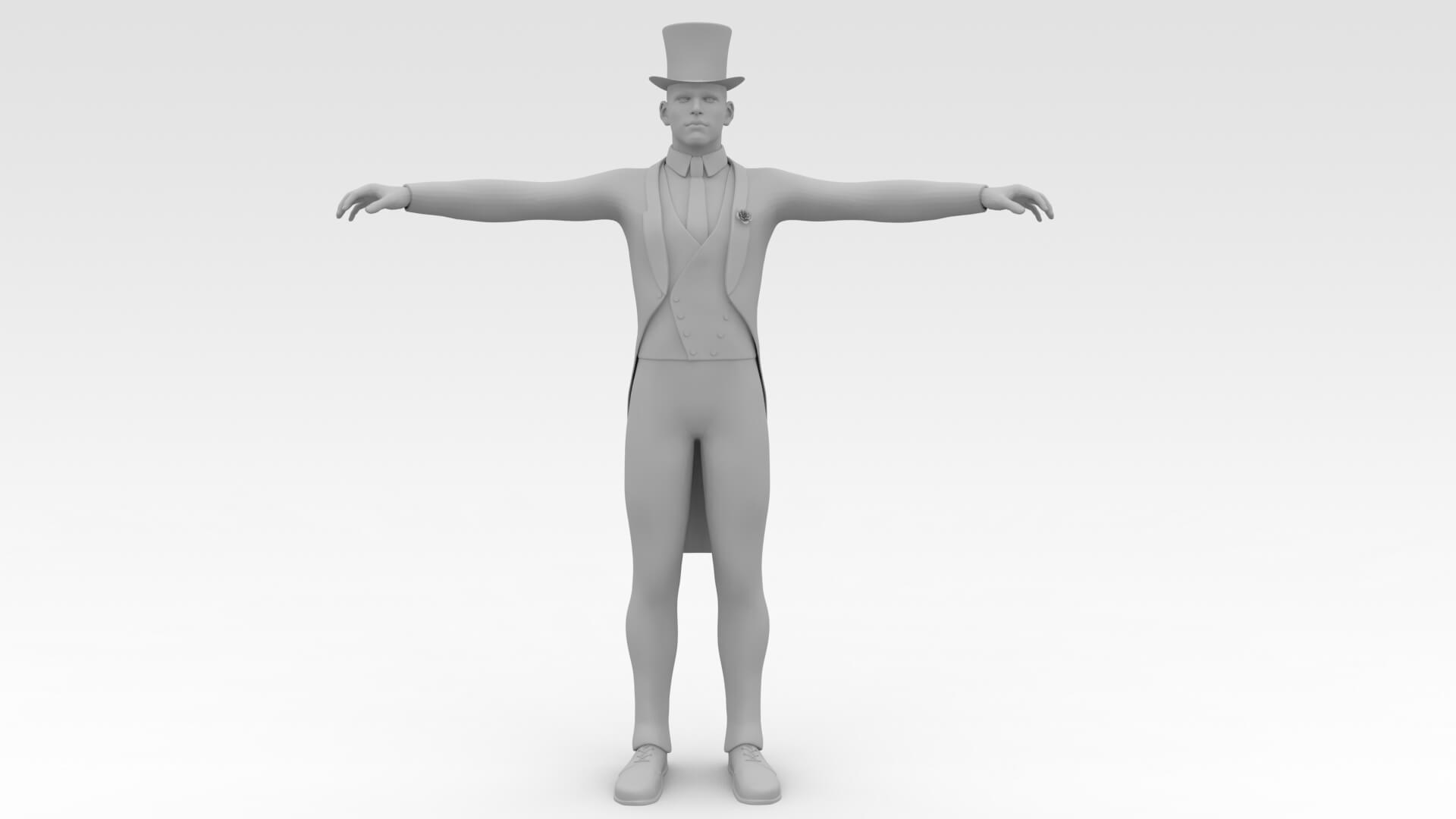 Magician Character - 3D Model by Trish