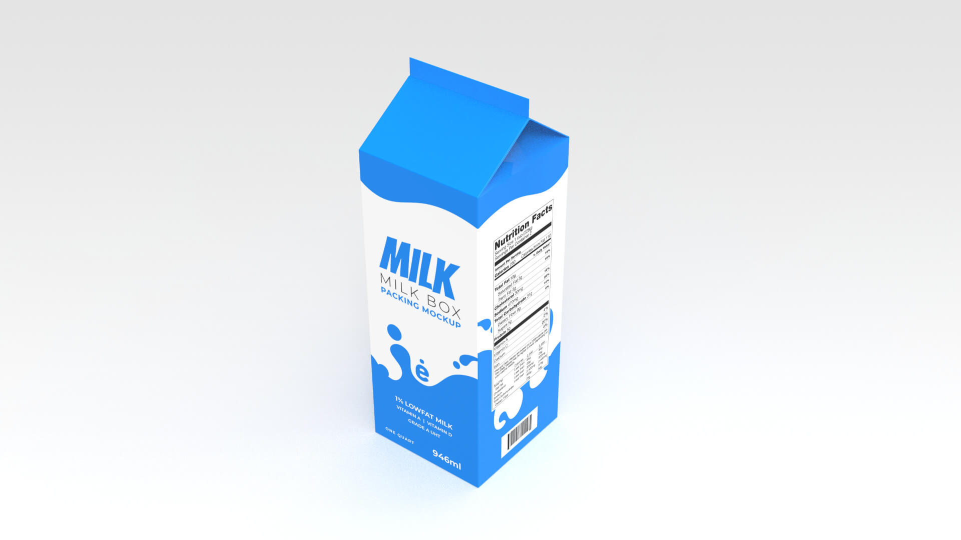 Milk Carton - Tetra Pack 3D Model by Trish