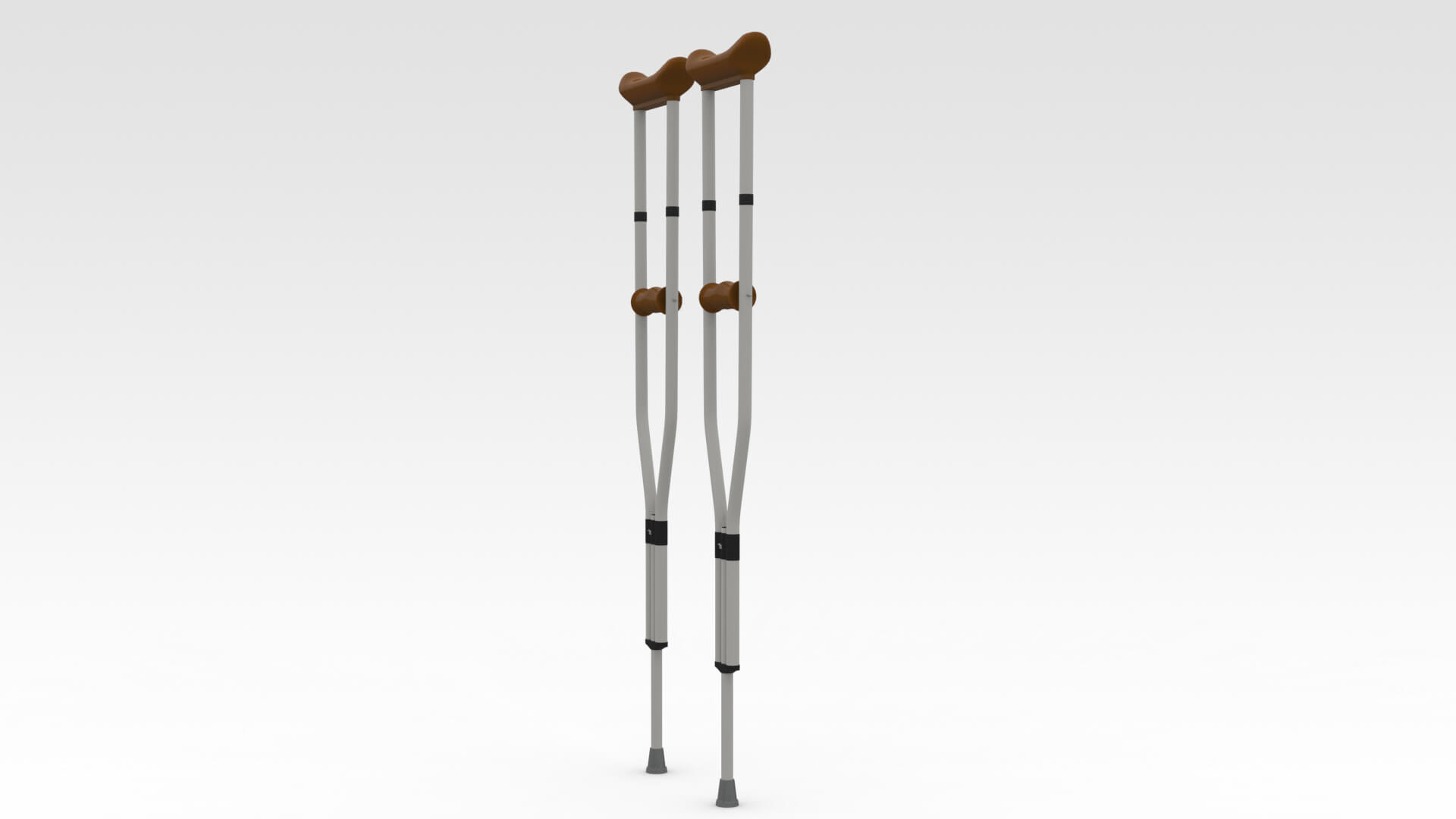 Mobility Crutches - 3D Model by Trish