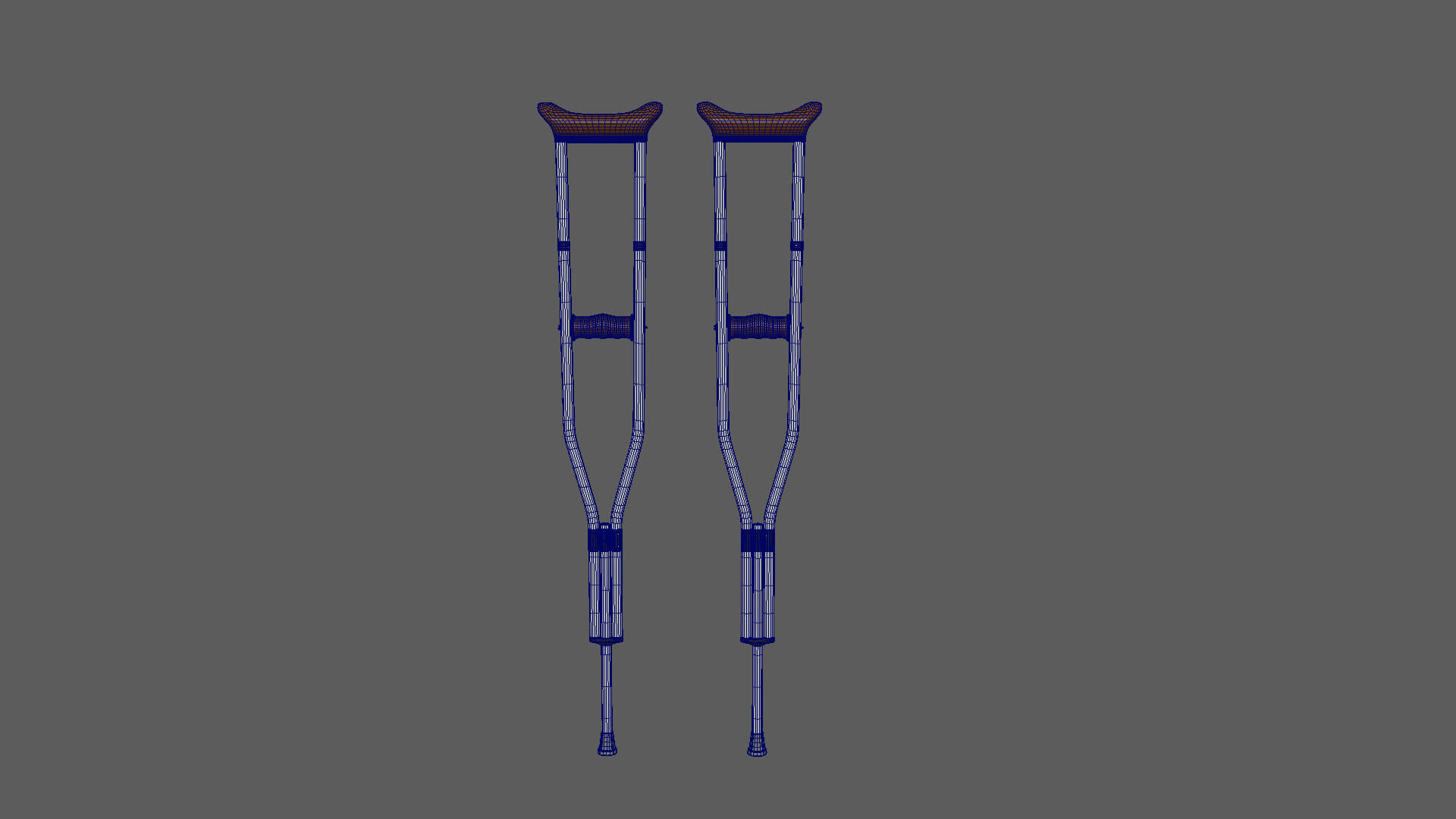 Mobility Crutches - 3D Model by Trish