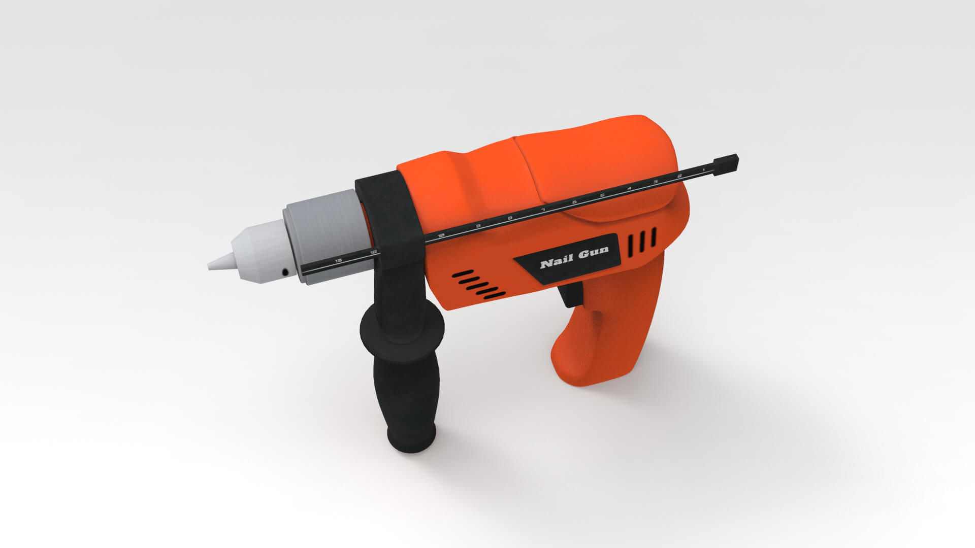 Nail Gun - Mechanical 3D Model by Trish