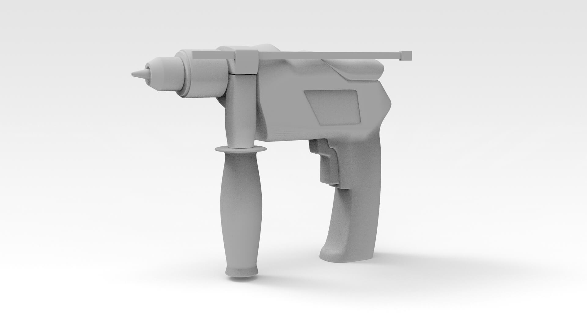 Nail Gun - Mechanical 3D Model by Trish