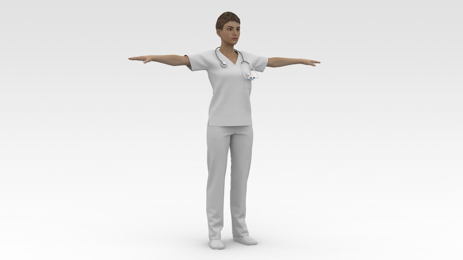 Nurse - Hospital Nurse 3D Model by Trish