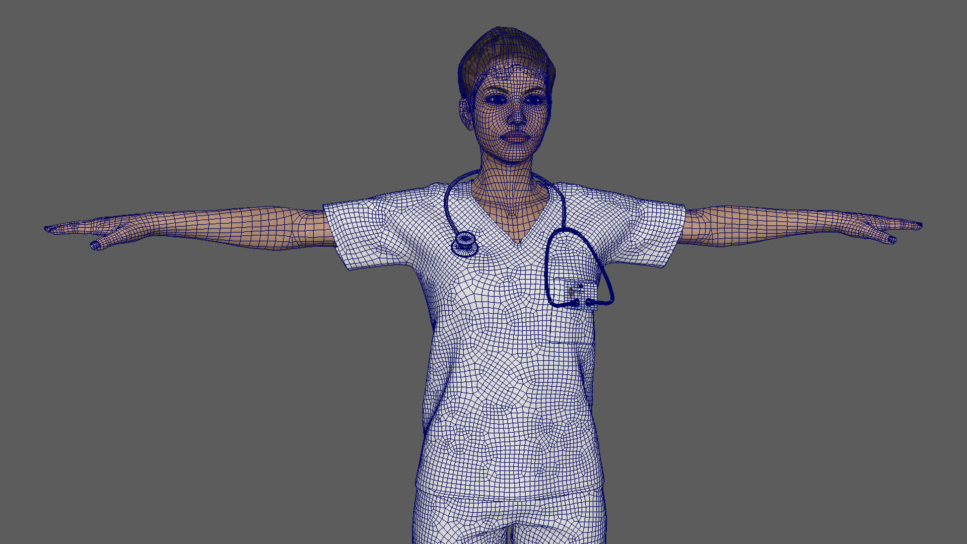 Nurse - Hospital Nurse 3D Model by Trish