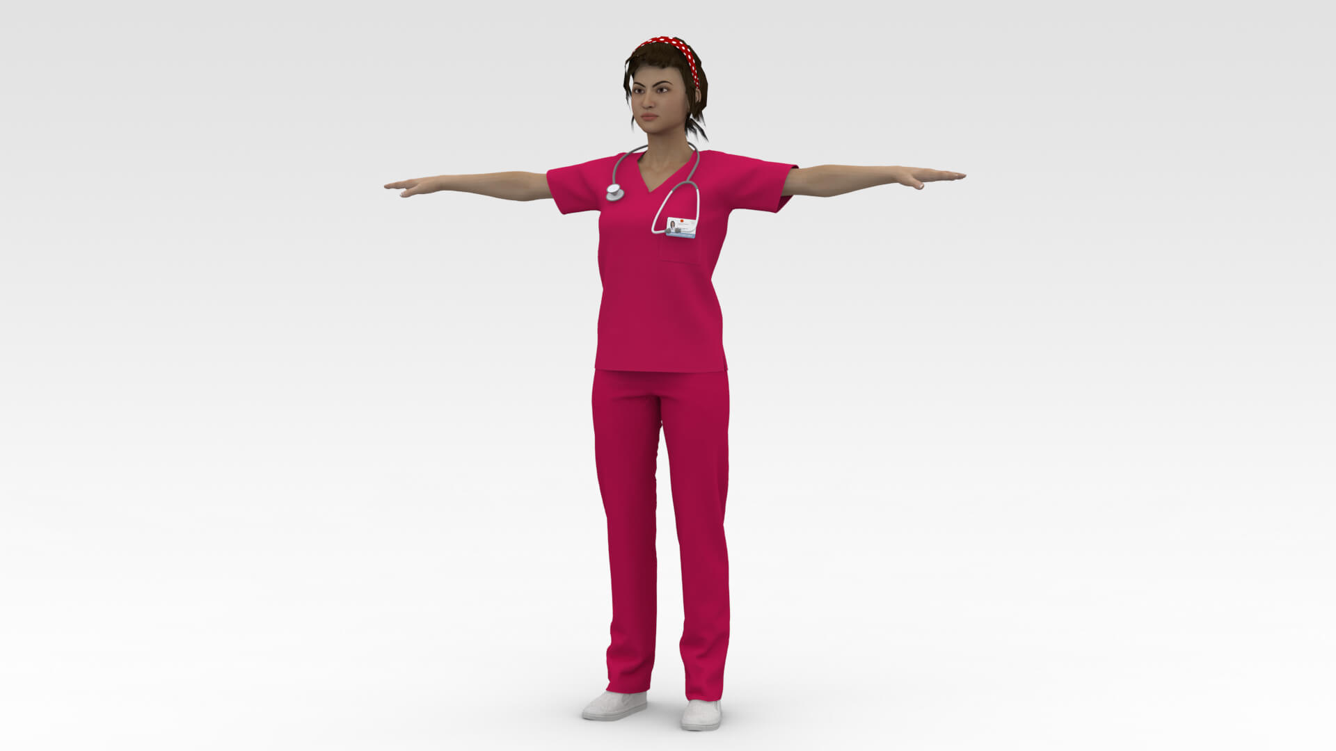 Nurse - Hospital Nurse 3D Model by Trish
